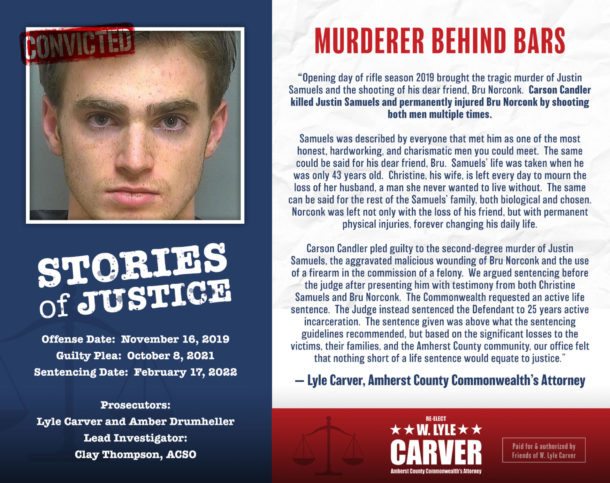 Stories of Justice – Lyle Carver Campaign